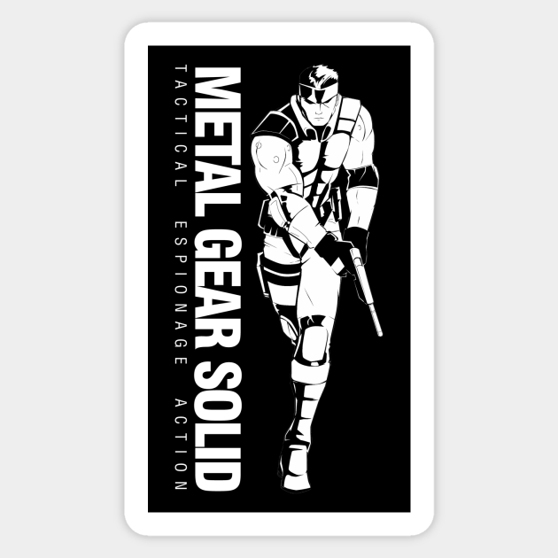 Metal Gear Solid Graphic - Metal Gear Solid - Sticker | TeePublic